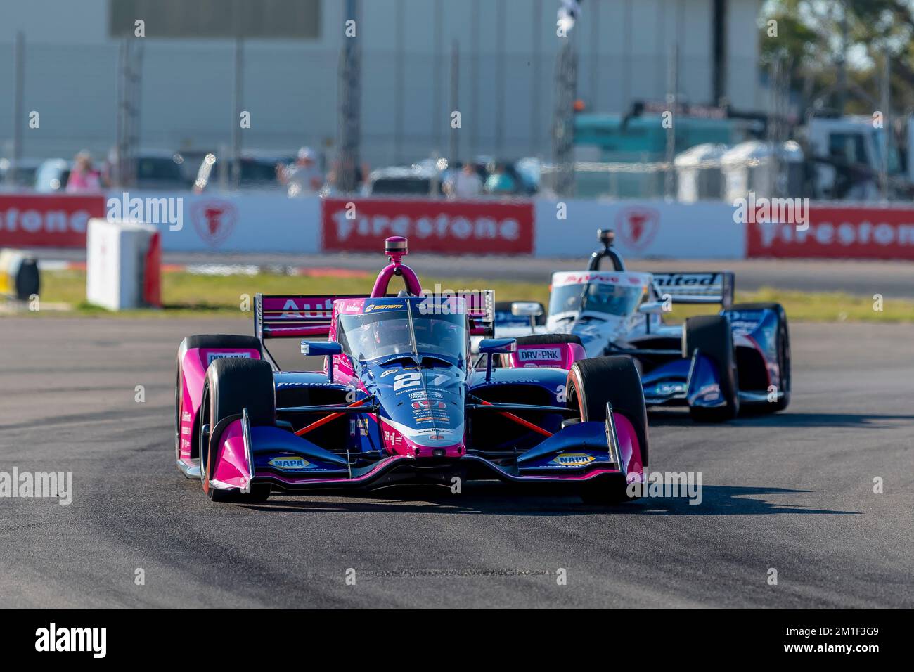 ALEXANDER ROSSI (27) of the United States practices for the Firestone ...