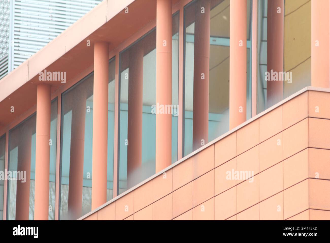A beautiful closeup of a modern building facade Stock Photo - Alamy