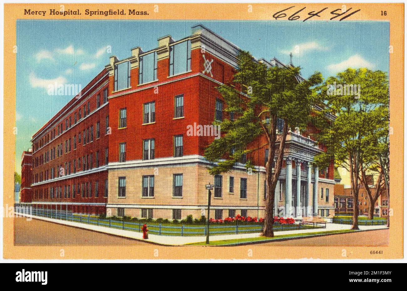 Mercy Hospital, Springfield, Mass. , Hospitals, Tichnor Brothers ...