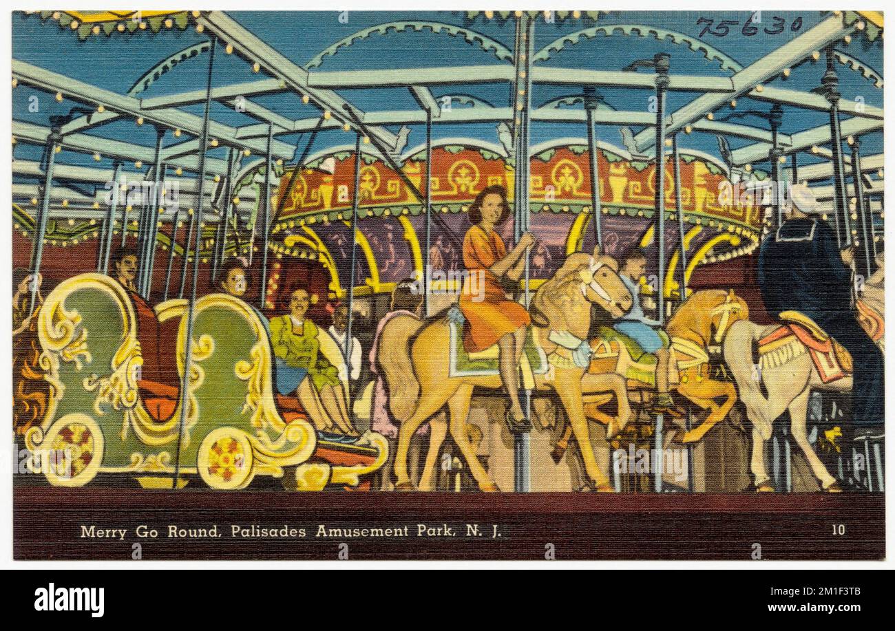 1950s carnival rides hi-res stock photography and images - Alamy
