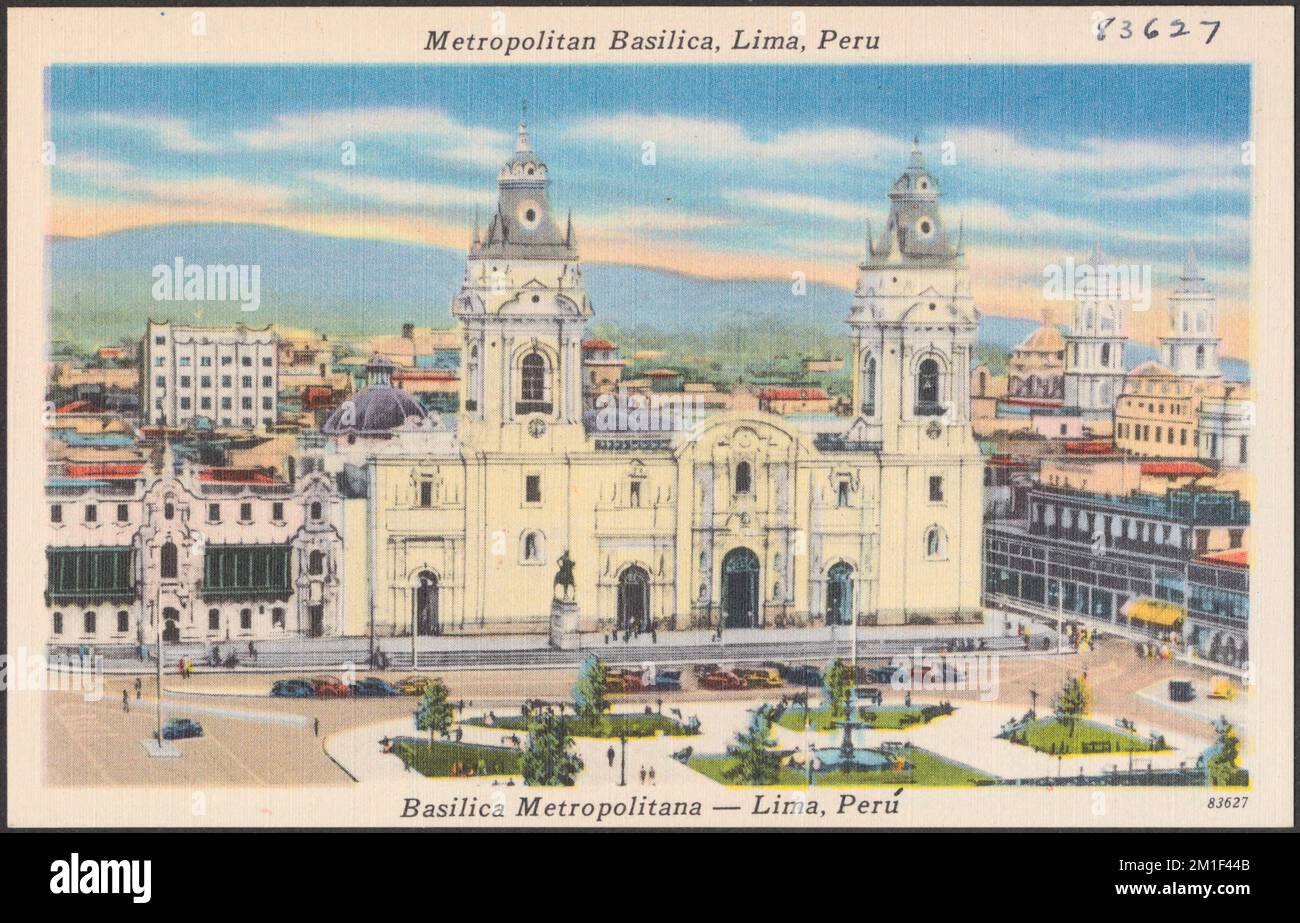 Metropolitan Basilica, Lima, Peru - Basilica Metropolitana - Lima, Perú ...
