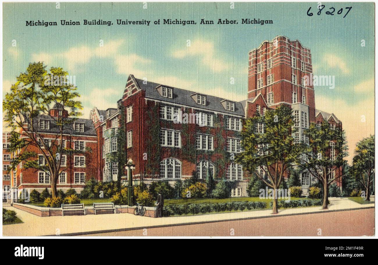 Michigan Union Building, University of Michigan, Ann Arbor, Michigan ...