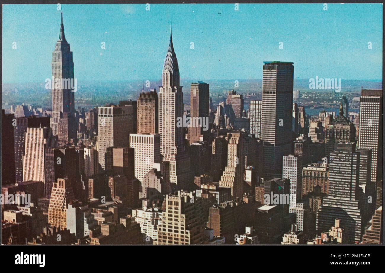 Midtown skyline of Manhattan, New York, N.Y. , Cities & towns ...