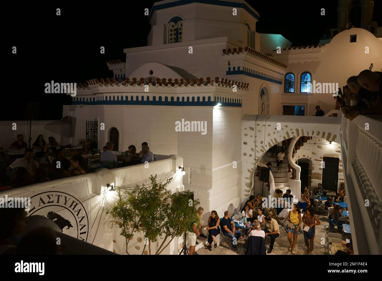 Greece, Astypalaia island, Chora, Monastery and Panagia Portaitissa ...