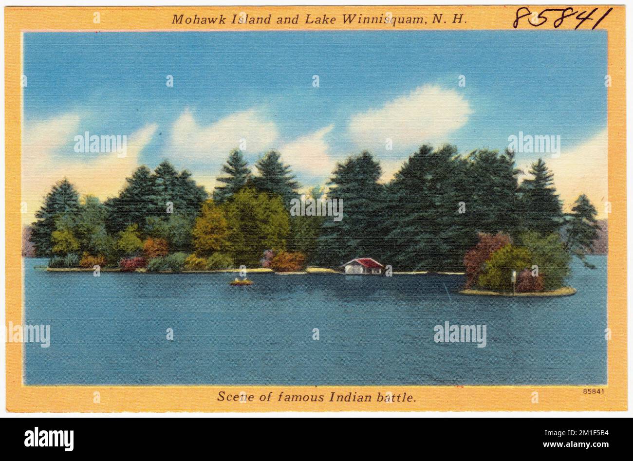 Mohawk Island and Lake Winnisquam, N.H., scene of famous Indian battle ... Mohawk Island and Lake Winnisquam, N.H., scene of famous Indian battle ...