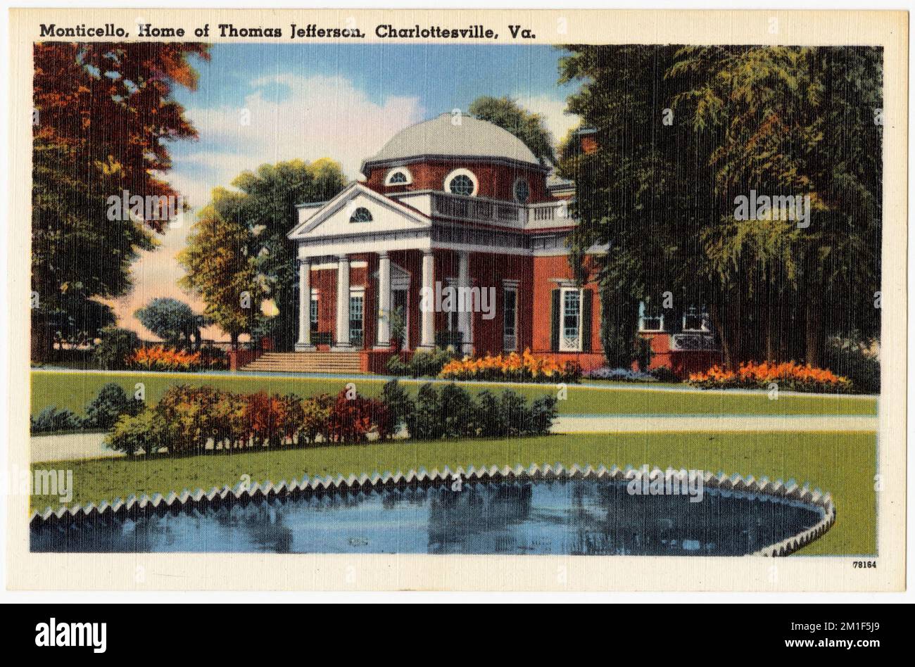 Monticello, home of Thomas Jefferson, Charlottesville, Va. , Historic ...