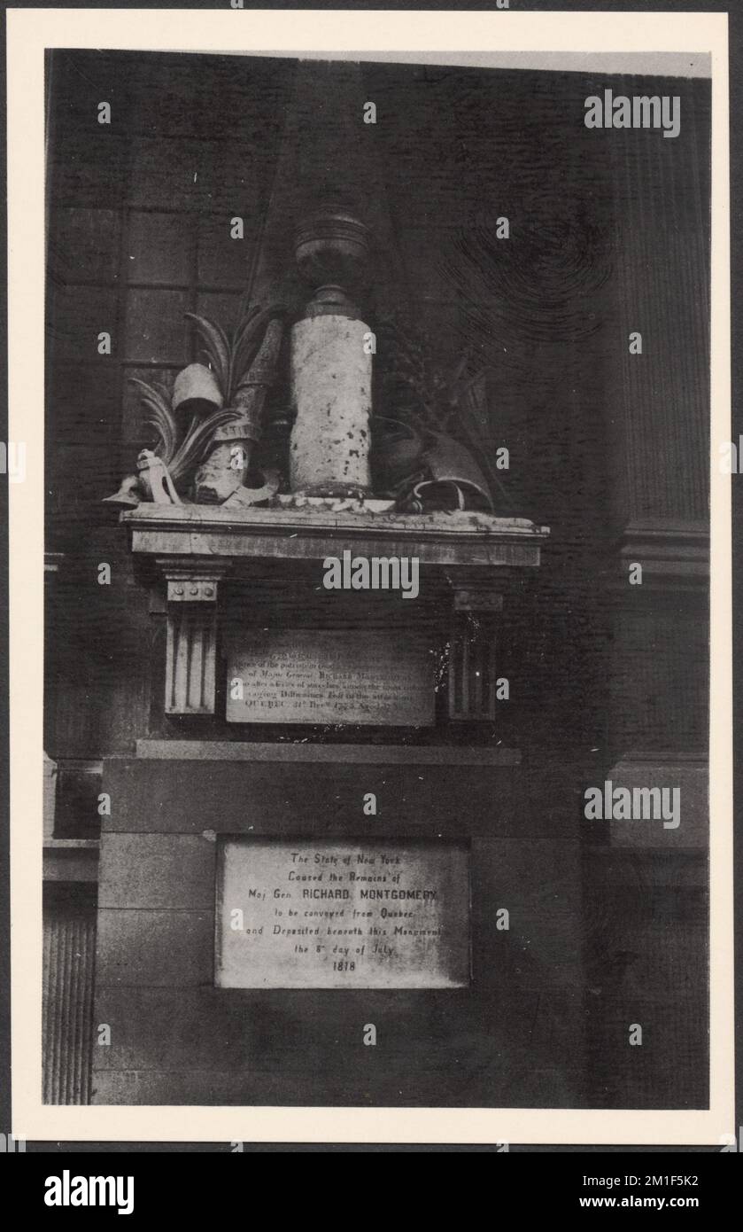 The Montgomery monument , Monuments & memorials, Trinity Church New ...