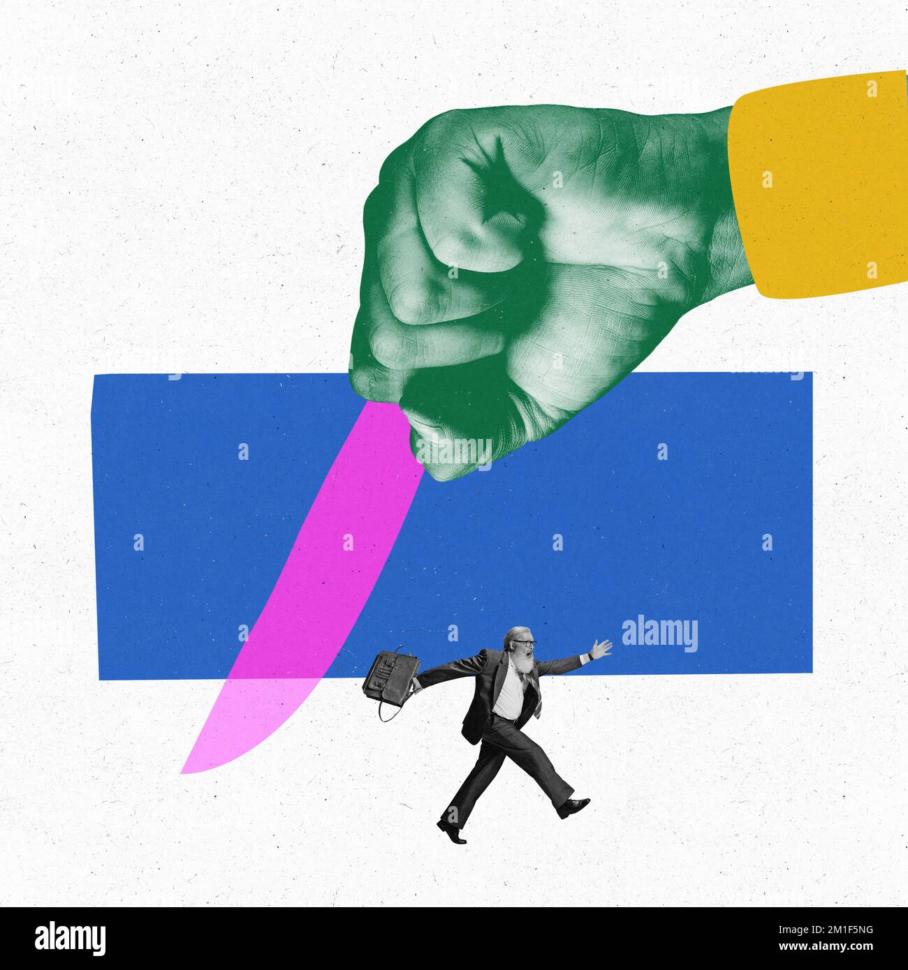 Conceptual contemporary art collage. Ideas, imagination, surrealism ...