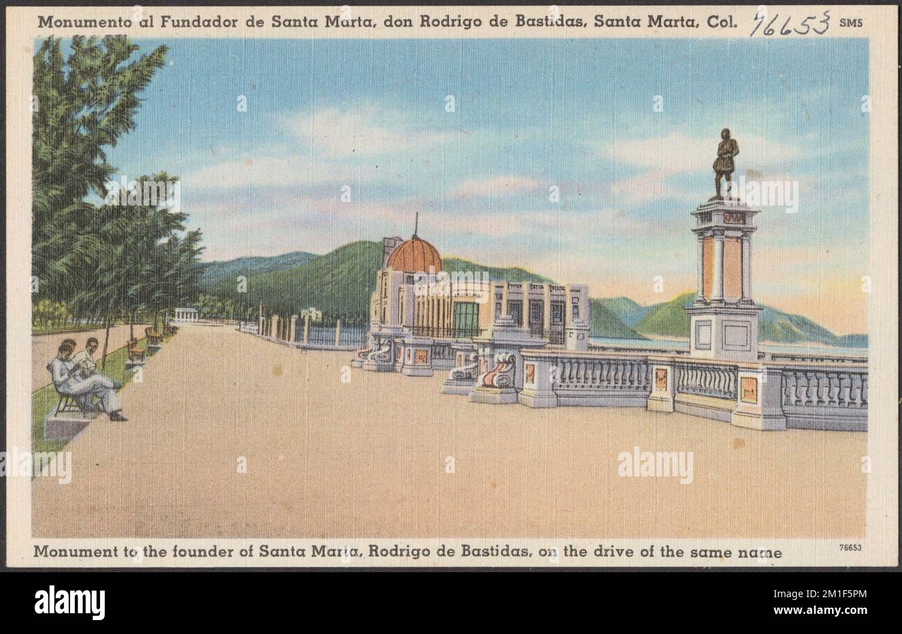 Monumento al fundador de Santa Marta, don Rodrigo de Bastidas, Santa ...