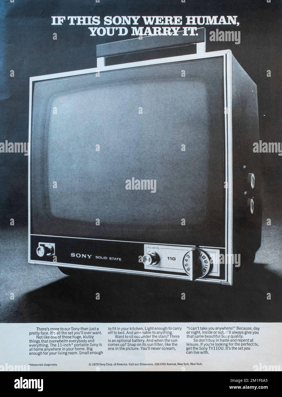 Vintage 20 November 1970 "Life" magazine advert, United States Stock ...