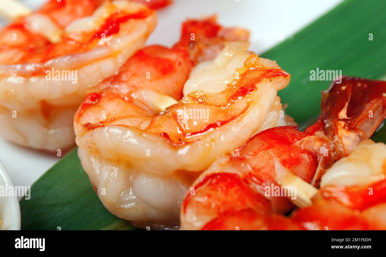 Camaro Grelhado Com Molho Cru - grilled prawn dish from Angola prepared ...