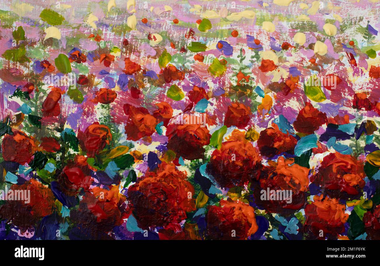 Poppy Flower Painting Monet