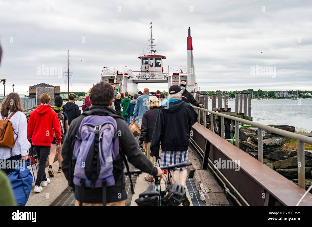 Portland, ME - July 6, 2020: Casco Bay Lines Ferry Terminal for the ...