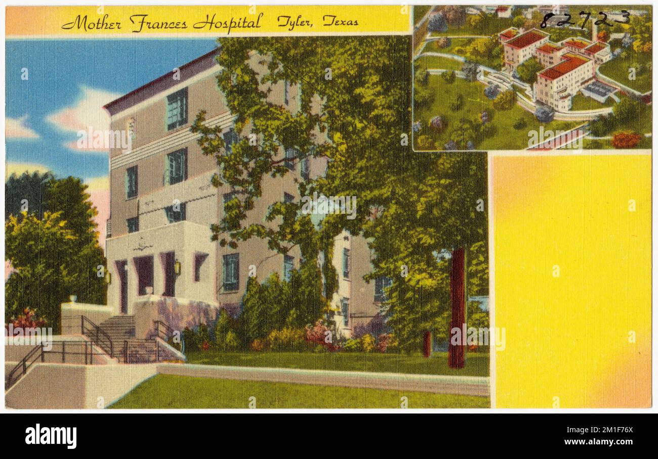 Mother Frances Hospital, Tyler, Texas , Hospitals, Tichnor Brothers ...