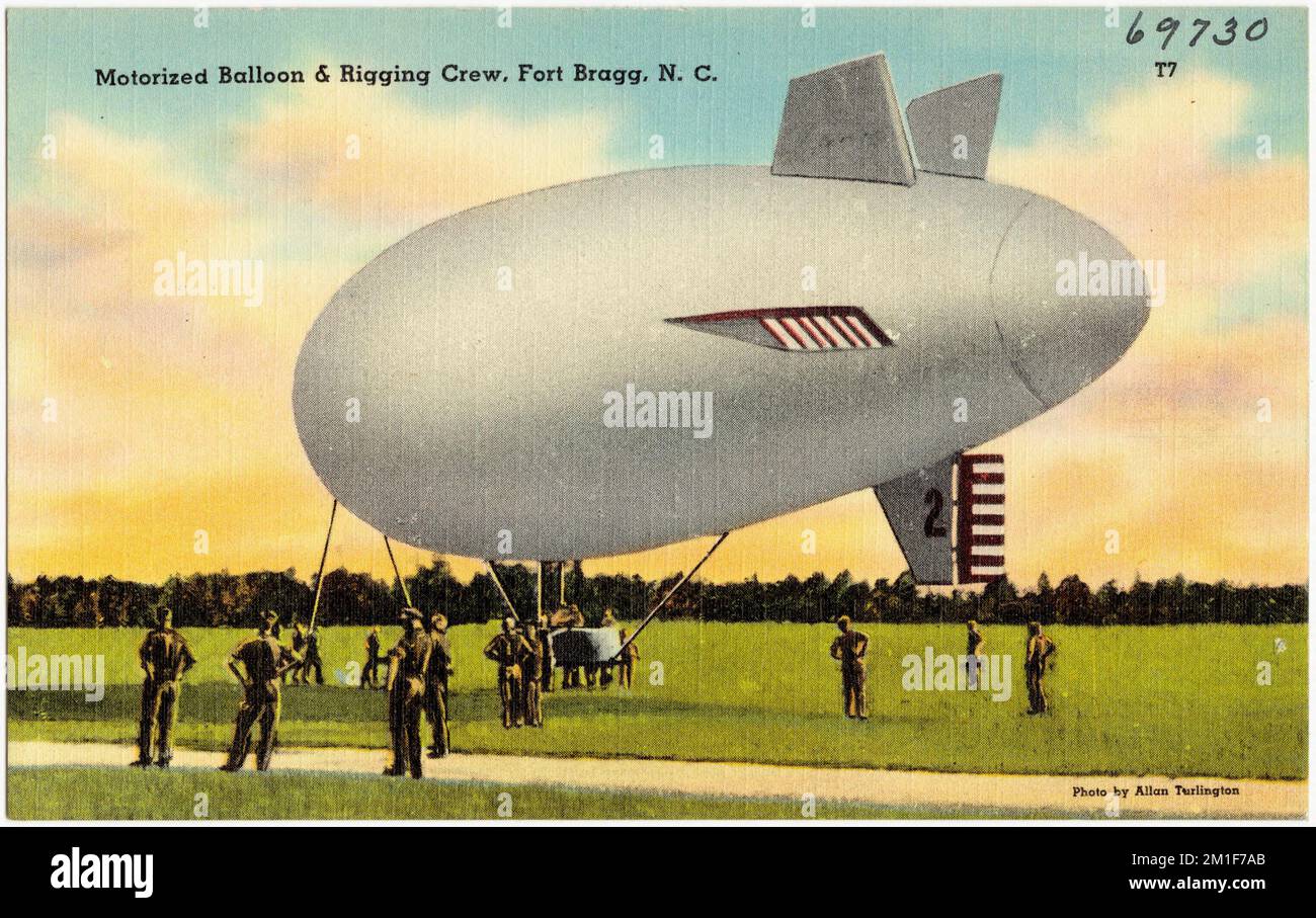 Motorized balloon & rigging crew, Fort Bragg, N. C. , Military ...