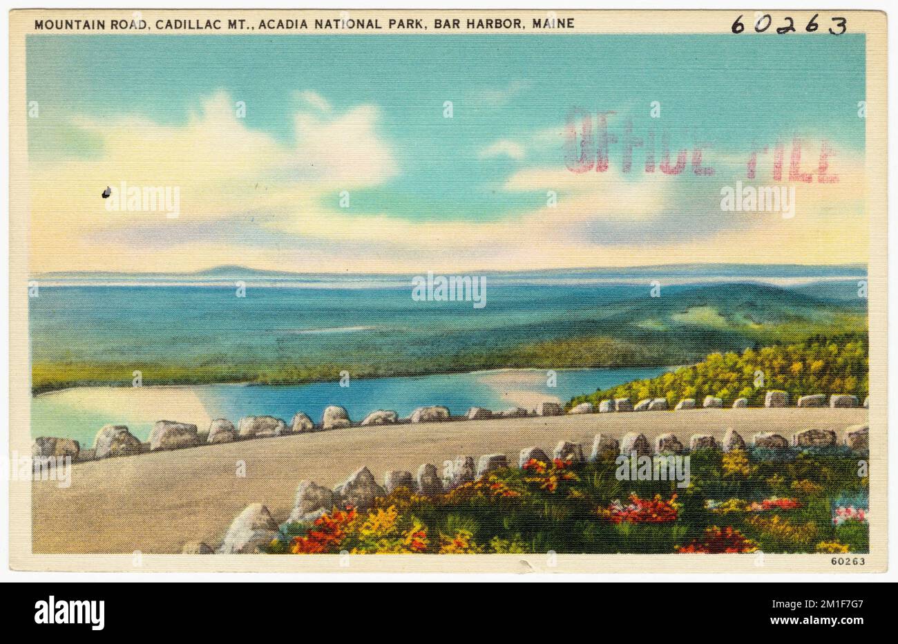 Mountain Road, Cadillac Mt., Acadia National Park, Bar Harbor, Me ...