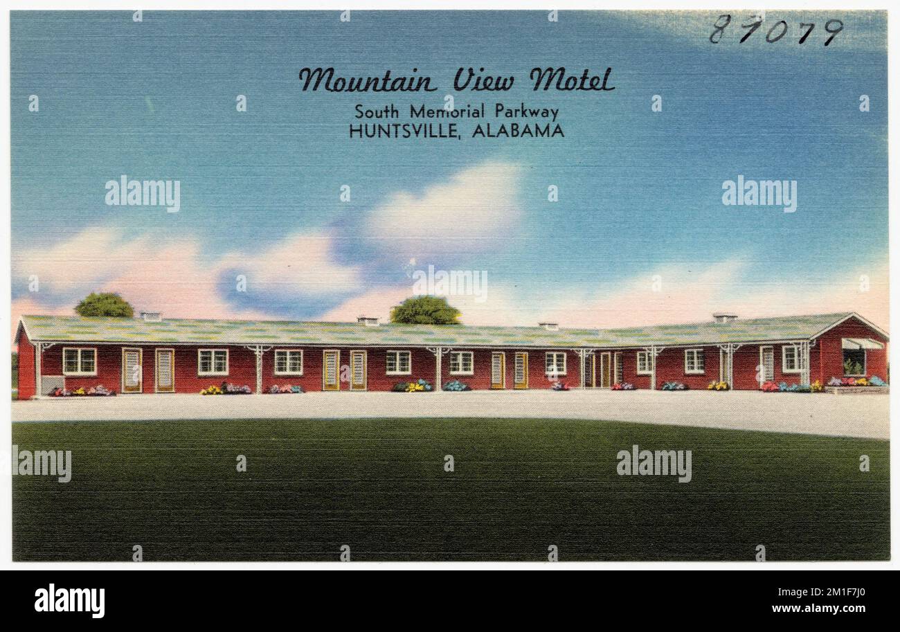 Mountain View Motel , Motels, Tichnor Brothers Collection, postcards of ...