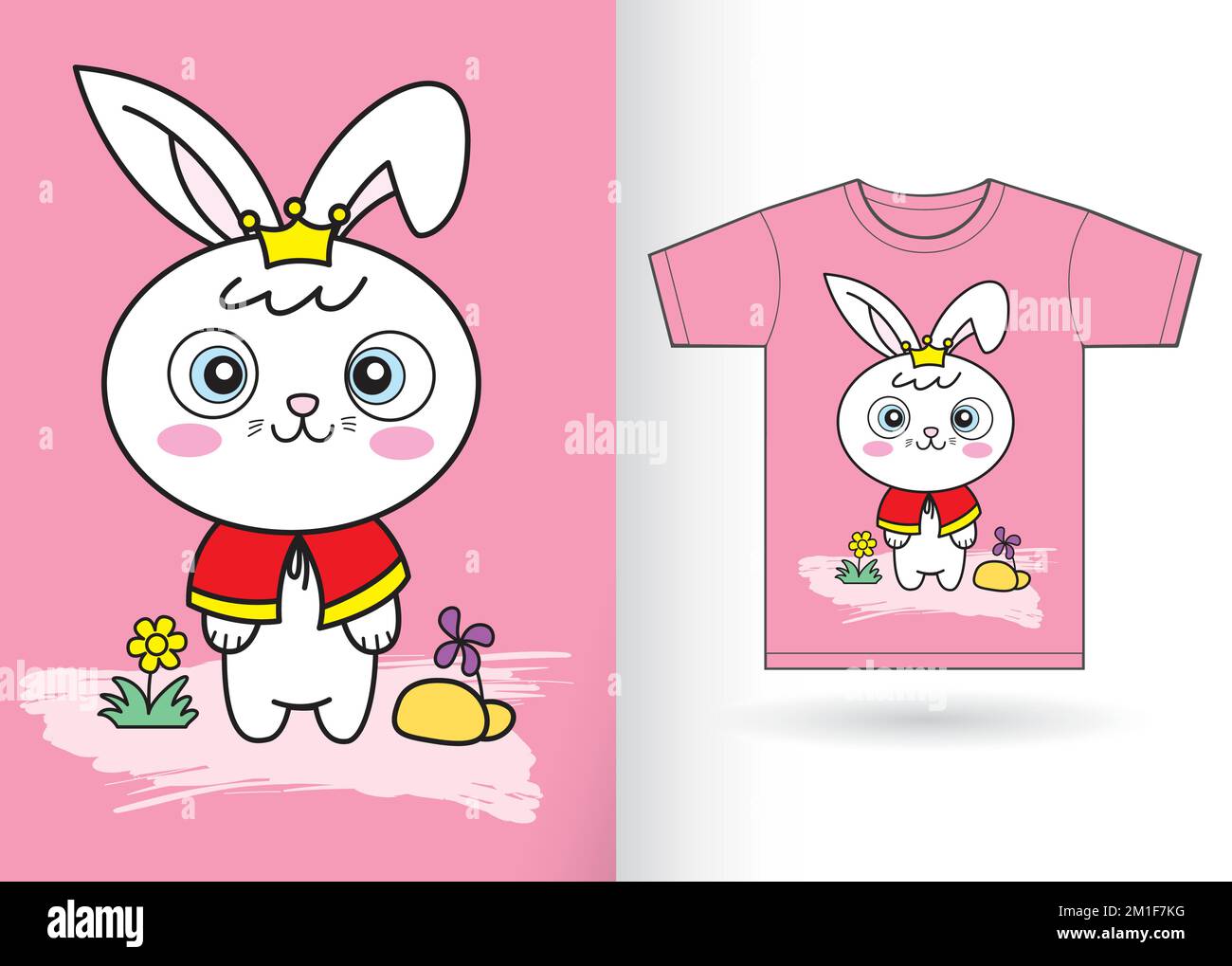 Bunny tee Stock Vector Images - Alamy