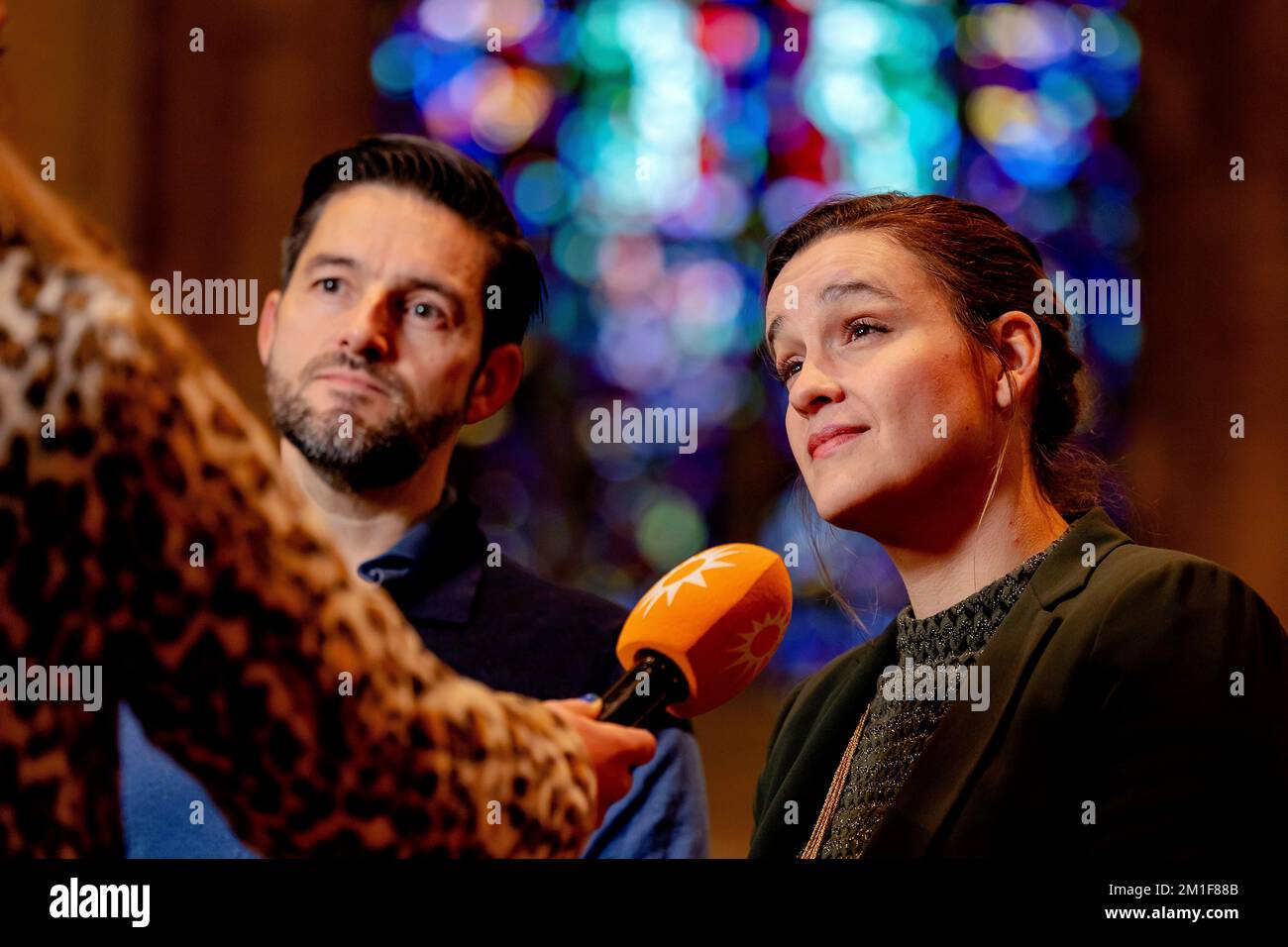 Delft, Niederlande. 12th Dec, 2022. meeting for the media in the Nieuwe ...