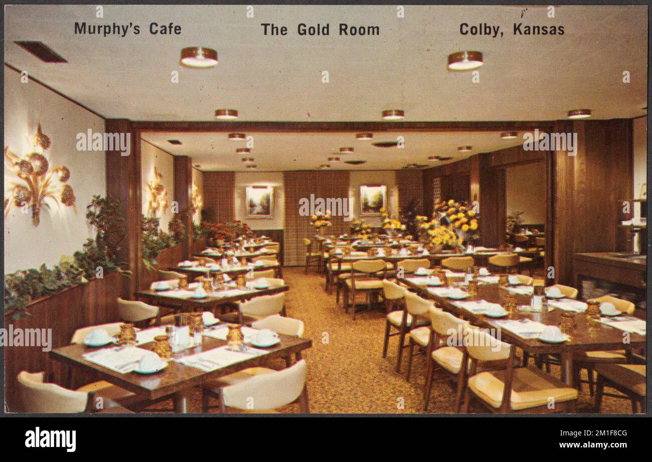Murphy's Cafe, the Gold Room, Colby, Kansas , Restaurants, Tichnor ...