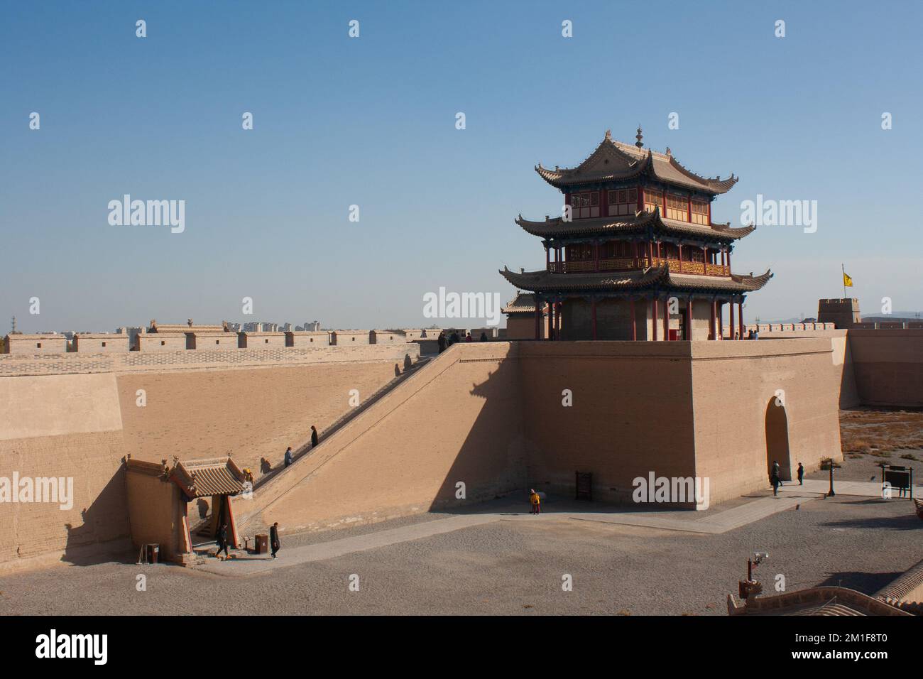 Jiayuguan pass in Gansu, Chian Stock Photo - Alamy