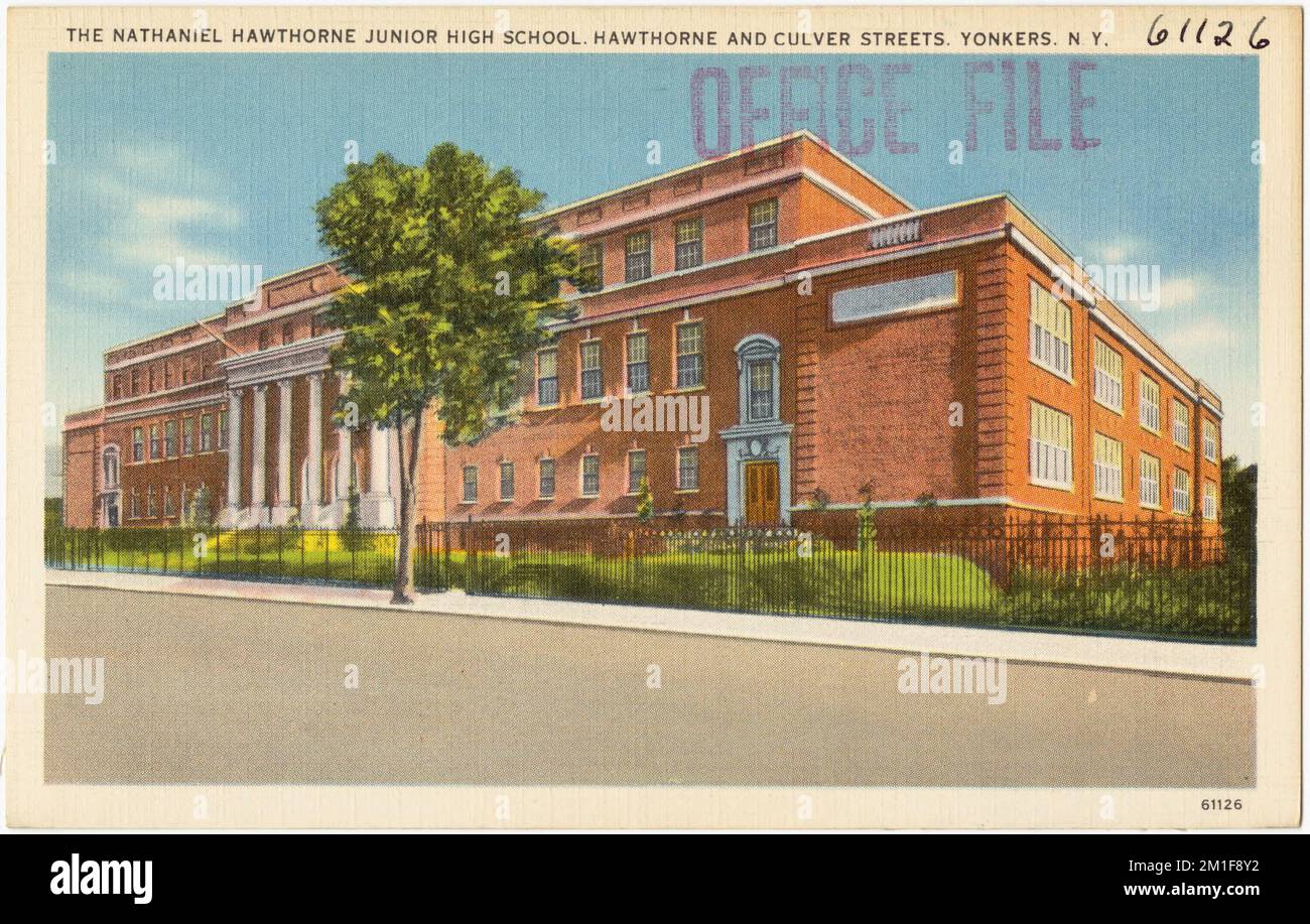 The Nathaniel Hawthorne Junior High School. Hawthorne and Culver ...