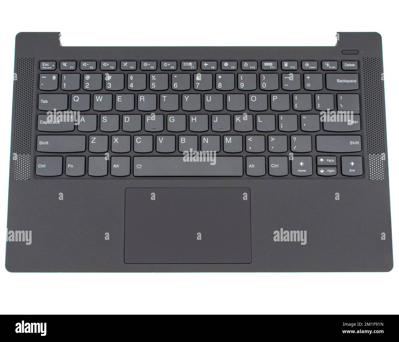 keyboard with front panel for laptop, spare part for computer, white ...