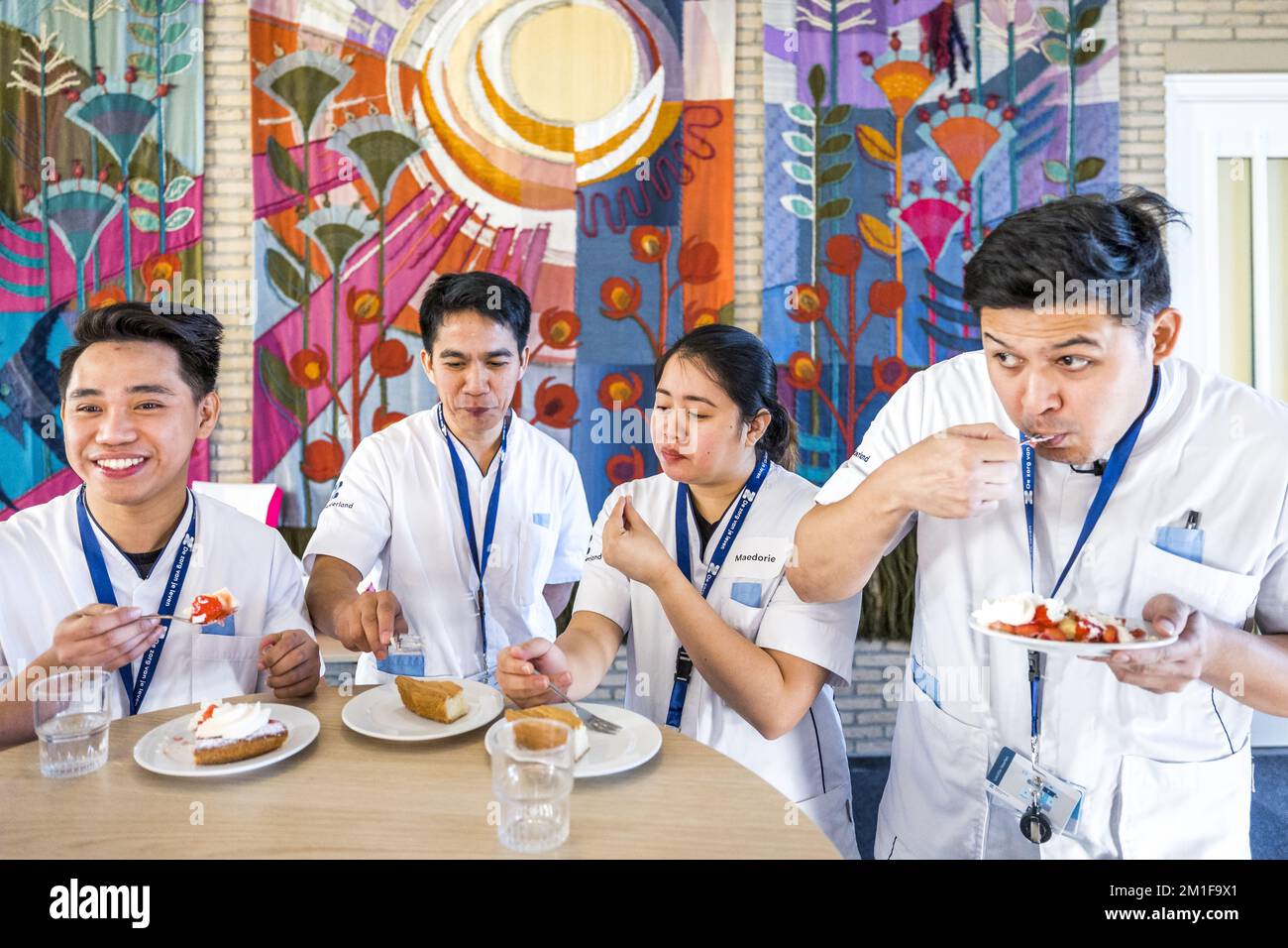 HEERLEN - Filipino nurses are welcomed with Limburg pie in the ...
