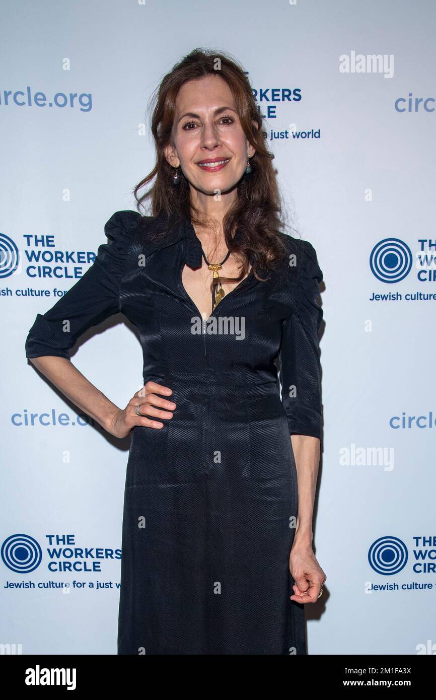 Jessica Hecht attends the 2022 Workers Circle Benefit at Tribeca 360 in ...