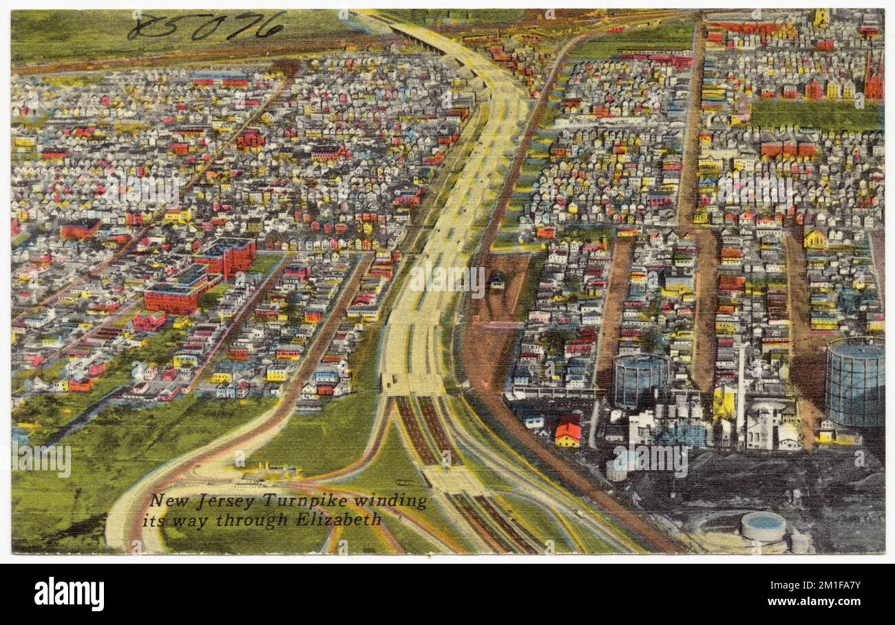 New jersey turnpike elizabeth hi-res stock photography and images - Alamy