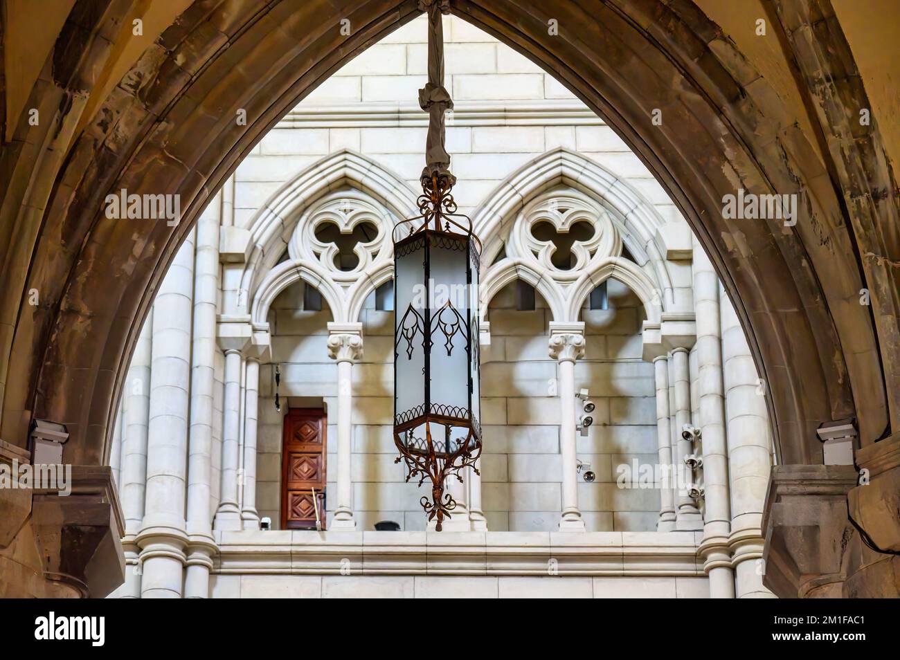 Almudena Cathedral, interior architecture detail, Madrid, Spain, 2022 ...