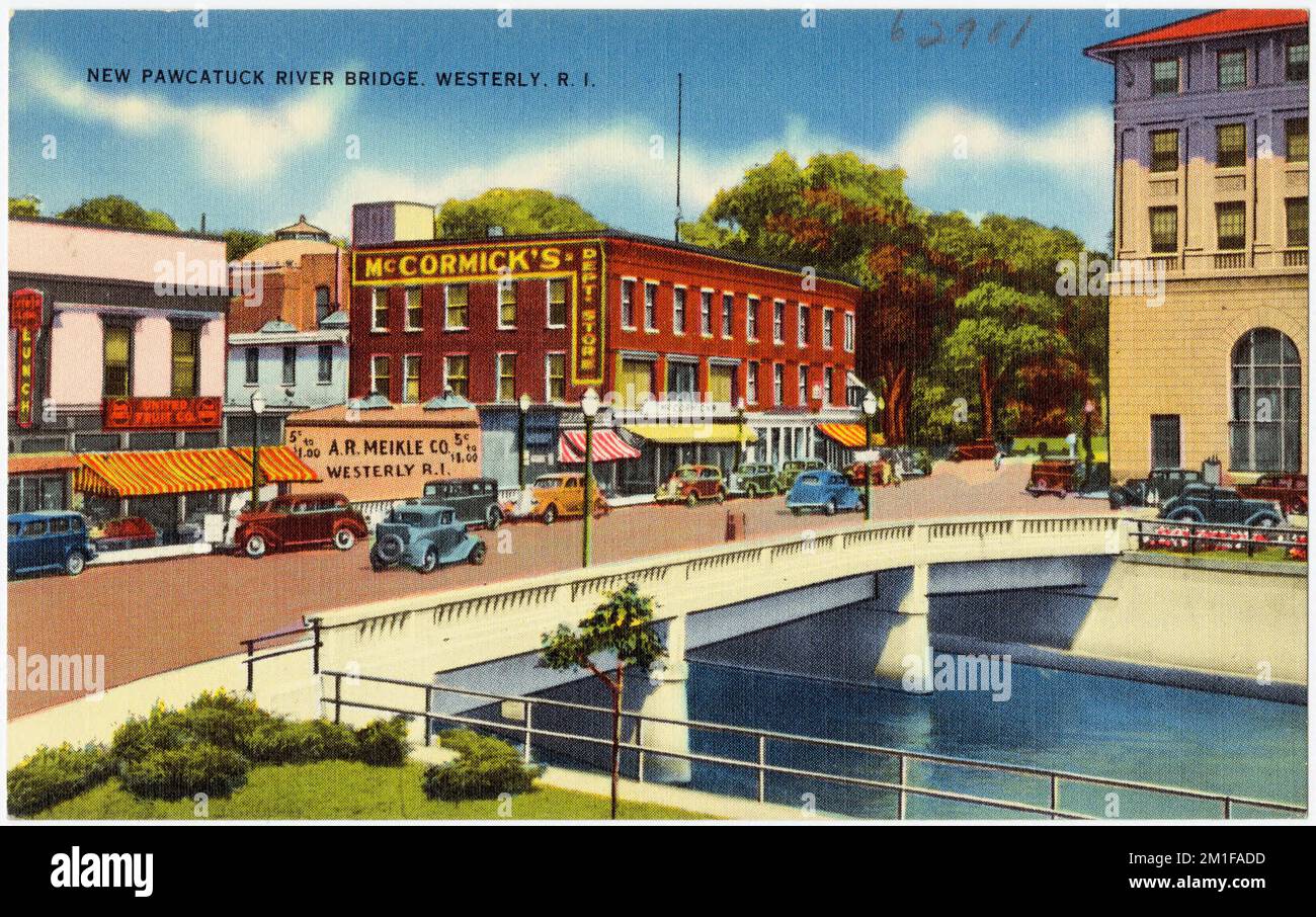 New Pawcatuck River Bridge, Westerly, R.I. , Bridges, Cities & towns ...