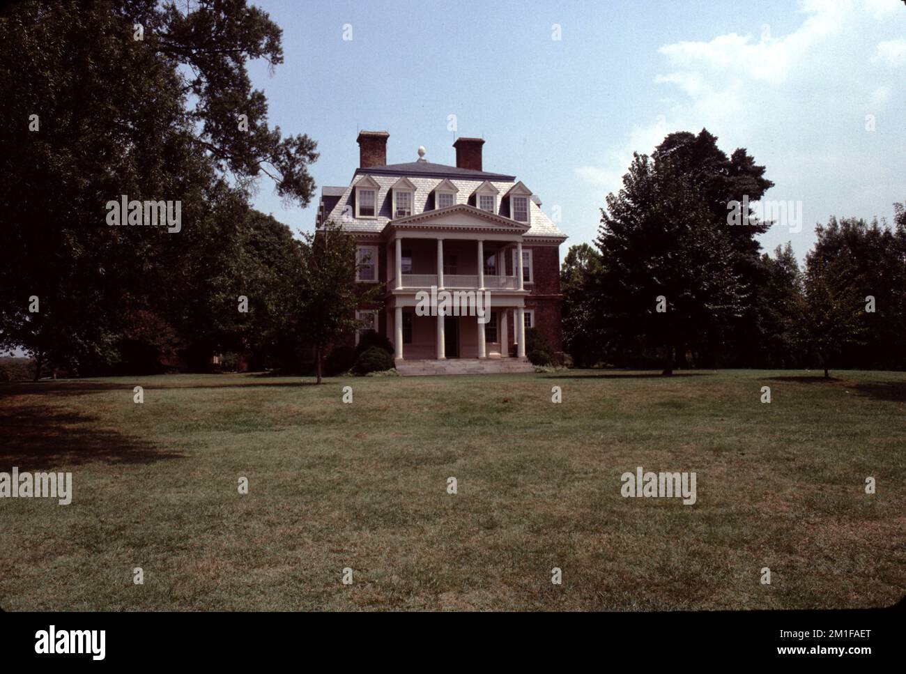 Hopewell, VA. U.S.A. 5/1984. Shirley Planation on the James River has ...