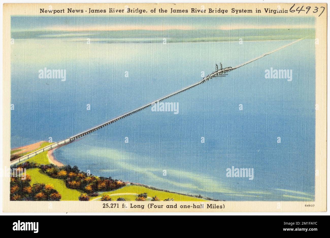 Newport News -- James River Bridge, of the James River Bridge System in ...