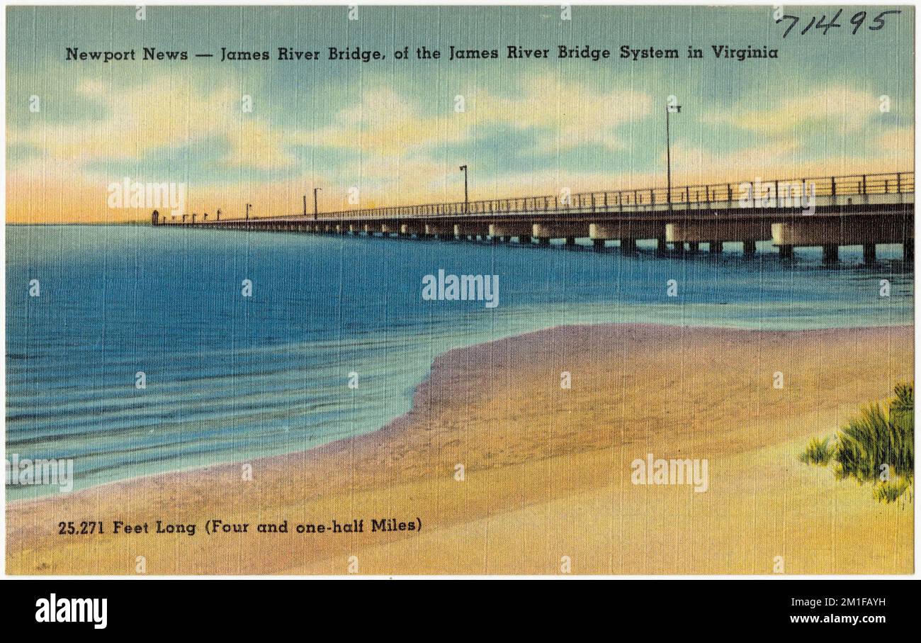 Newport News -- James River Bridge, of the James River Bridge System in ...