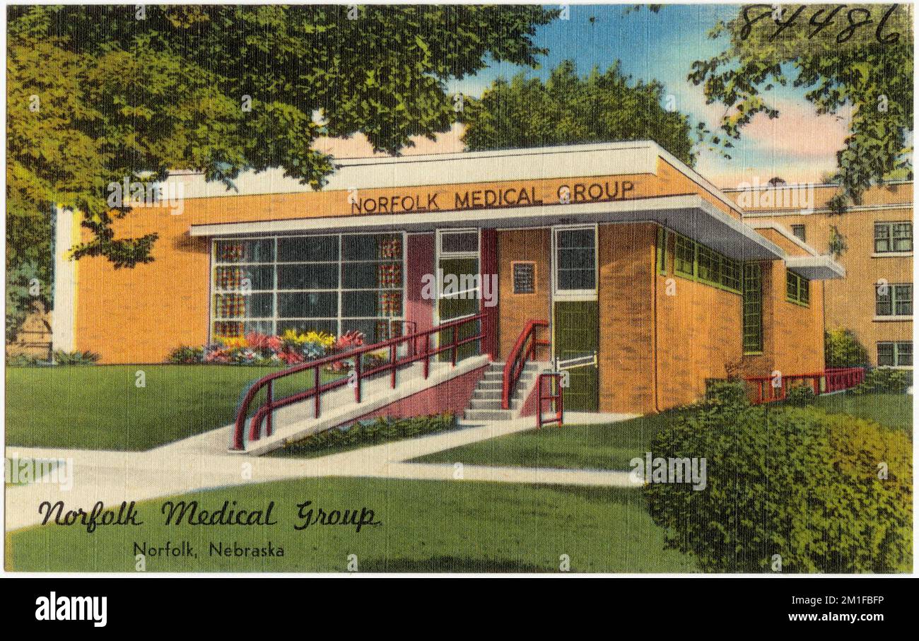 Norfolk Medical Group, Norfolk, Nebraska , Tichnor Brothers Collection ...