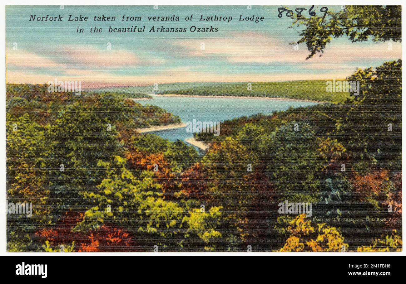 Norfolk Lake taken from the veranda of Lathrop Lodge in the beautiful ...