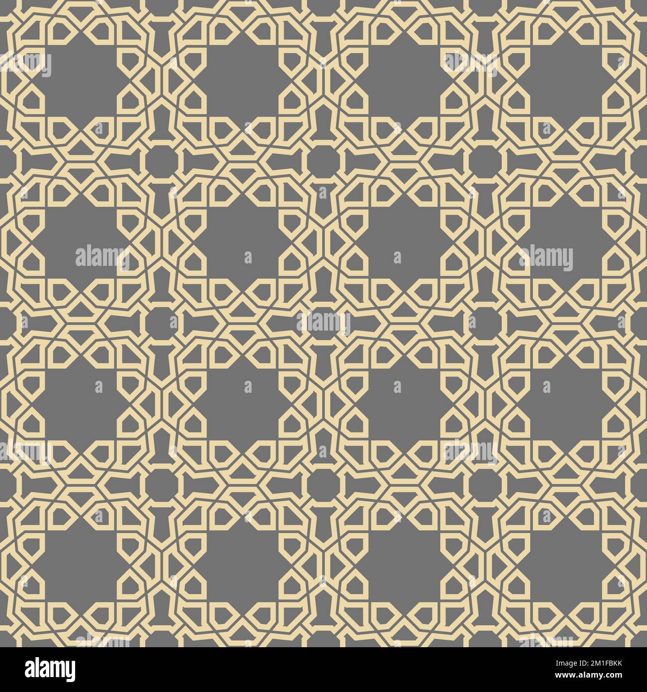 Seamless ornament in arabian style. Geometric abstract background ...