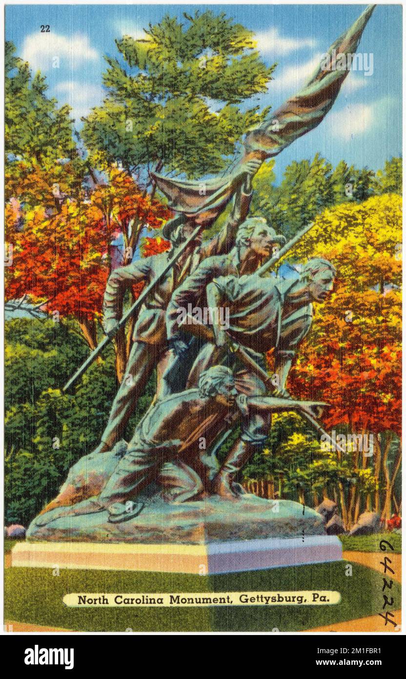 North Carolina Monument, Gettysburg, Pa. , Monuments & memorials ...