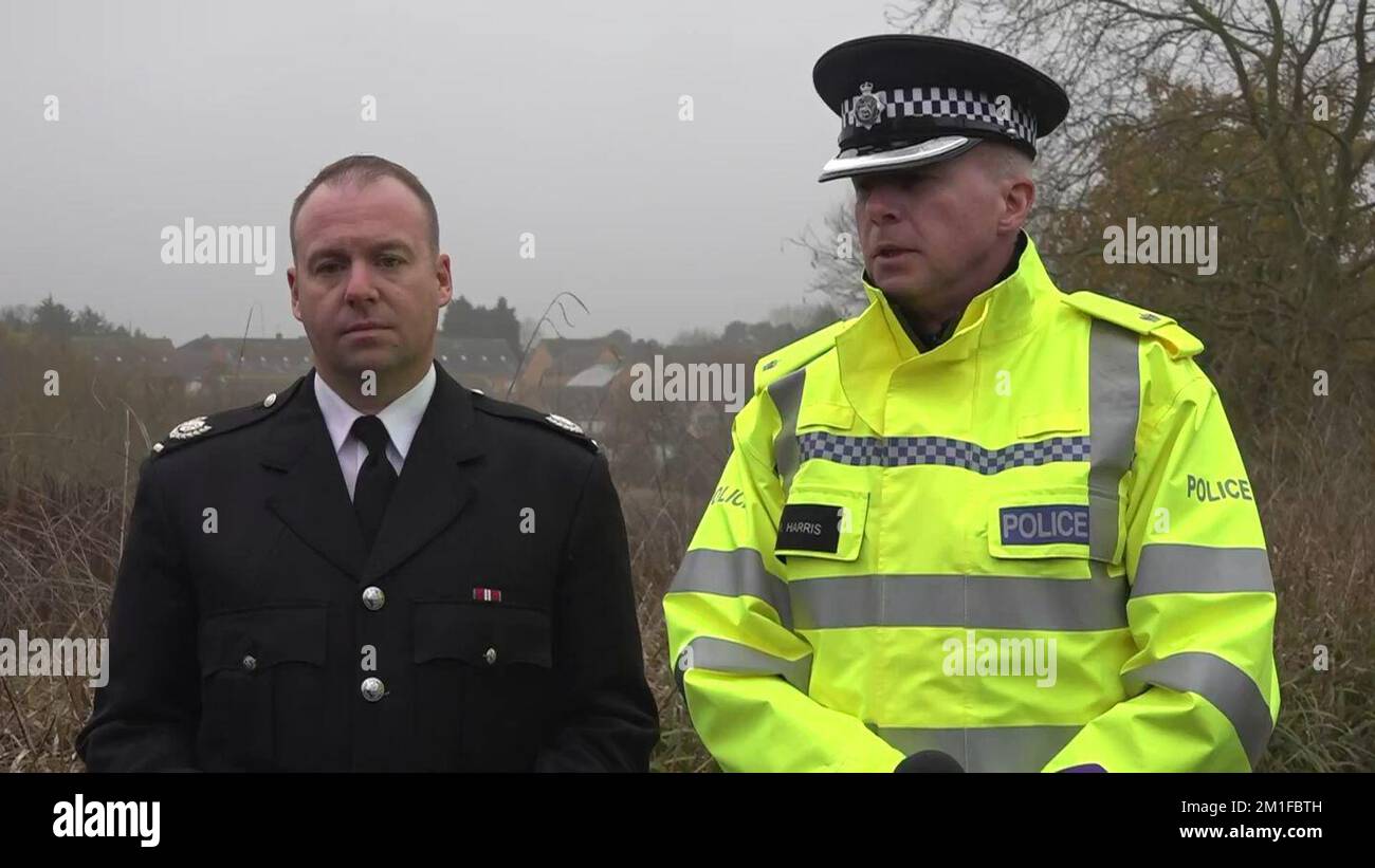 Screen grab taken from PA Video of West Midlands Fire Service area ...