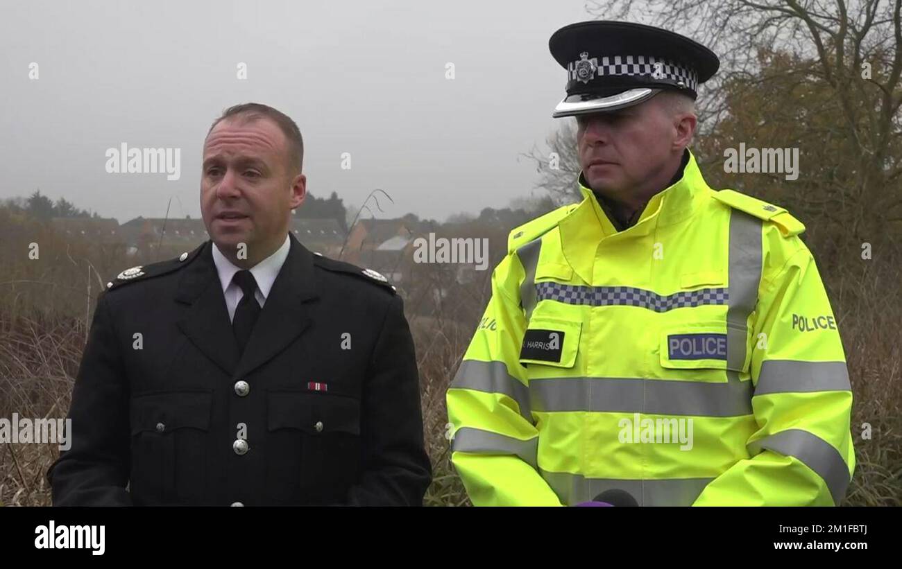 Screen grab taken from PA Video of West Midlands Fire Service area ...