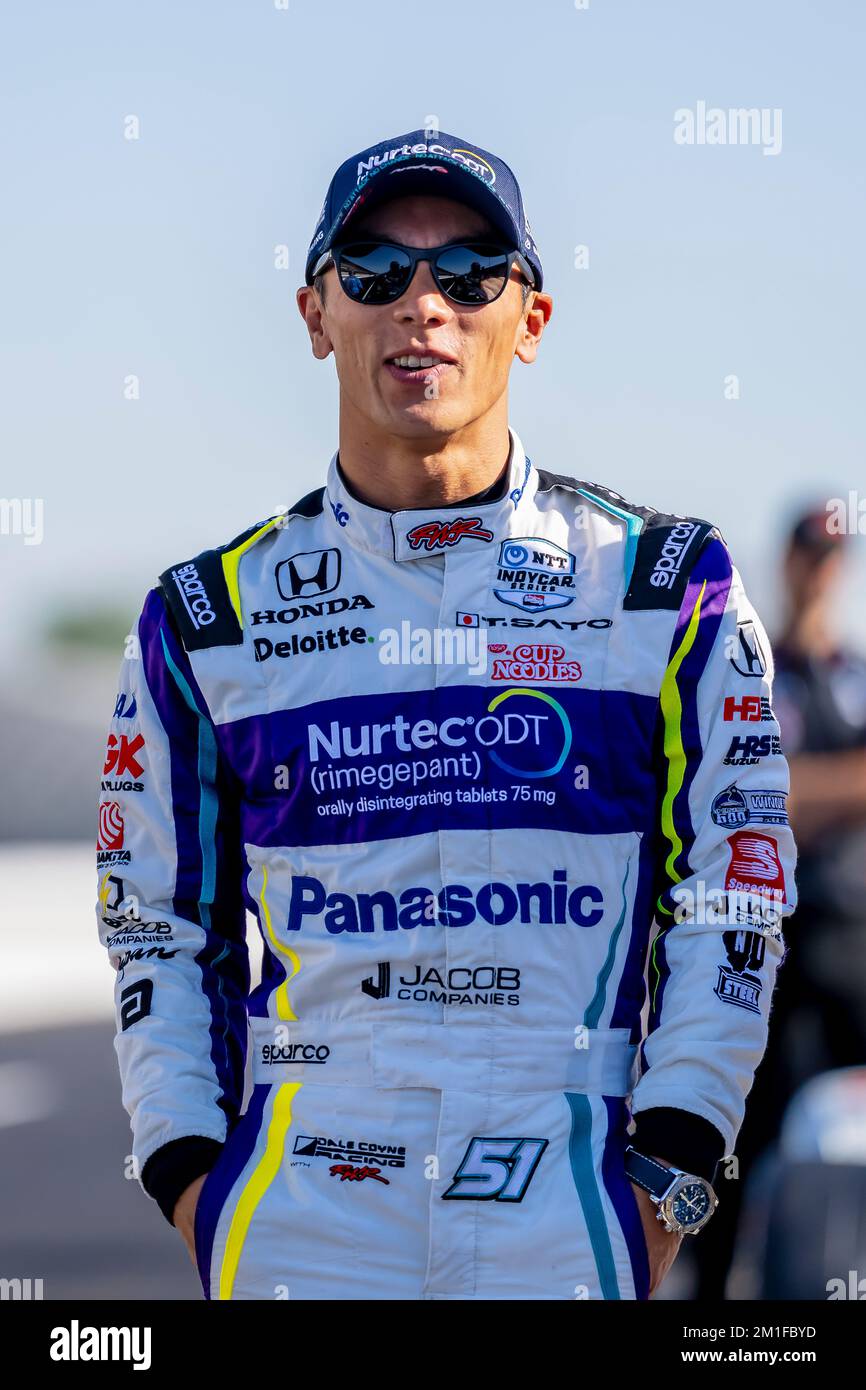 TAKUMA SATO (51) of Tokyo, Japan prepares to practice for the ...