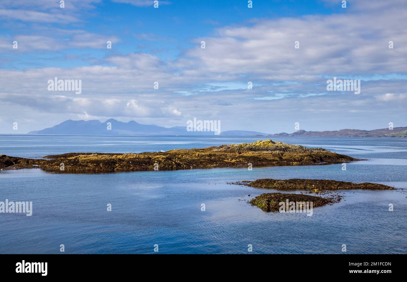 Across the "Sound of Sleat" at Mallaig with the Isle of Skye and Rum in ...