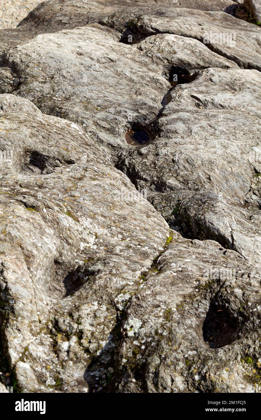 Cupels - Altar of the Celts - Boulder Celtic Altar with cupels and ...