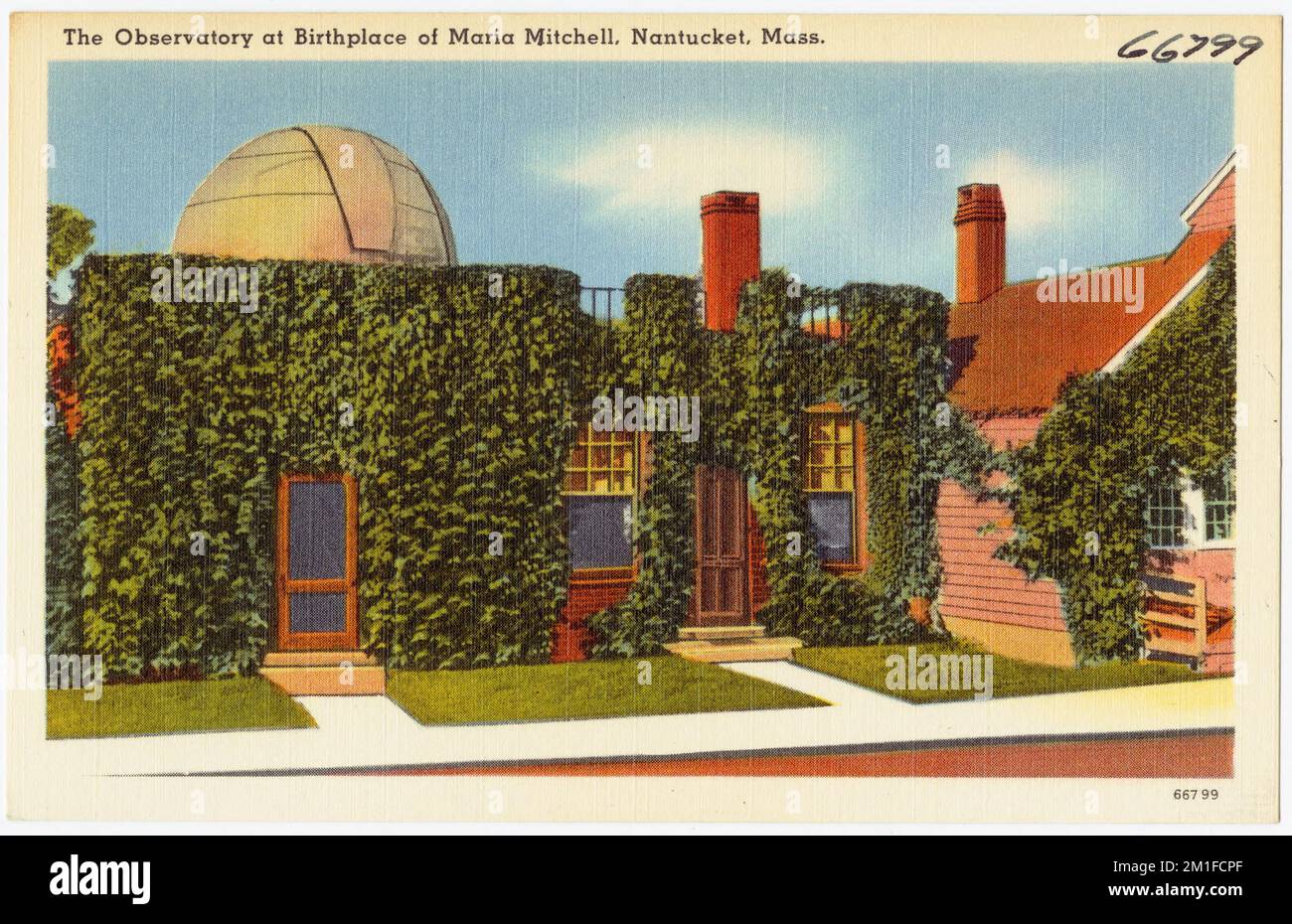 The observatory at birthplace of Maria Mitchell, Nantucket, Mass ...