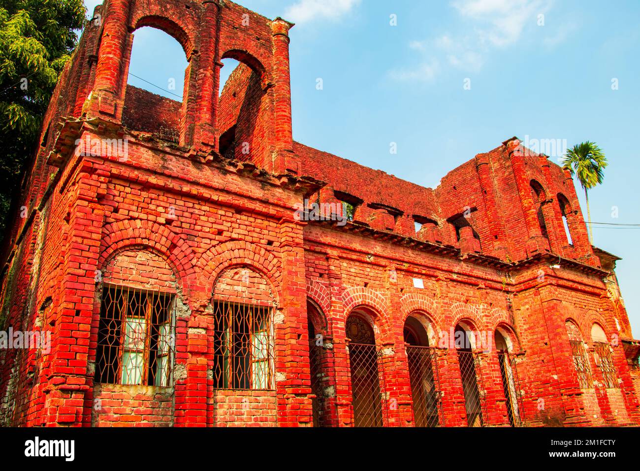 The ancient architecture of Panam City in Sonargaon. Image captured on ...
