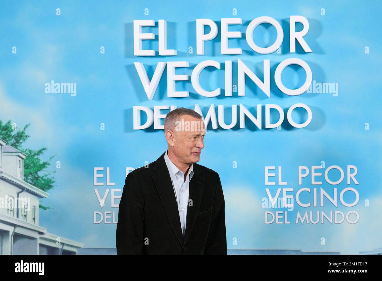 December 12, 2022, Madrid, Madrid, Spain: Tom Hanks attends â€˜A Man ...