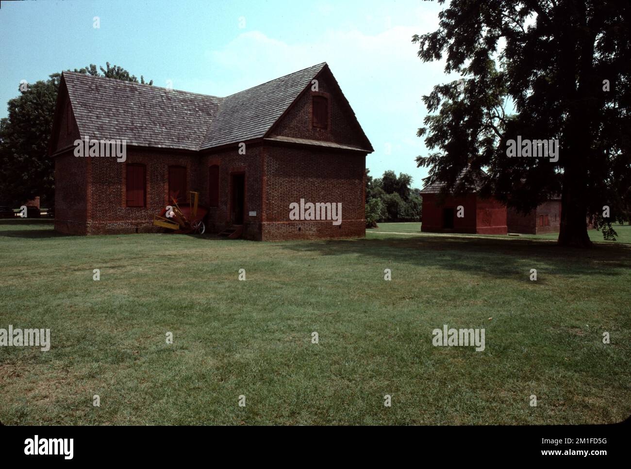 Hopewell, VA. U.S.A. 5/1984. Shirley Planation on the James River has ...
