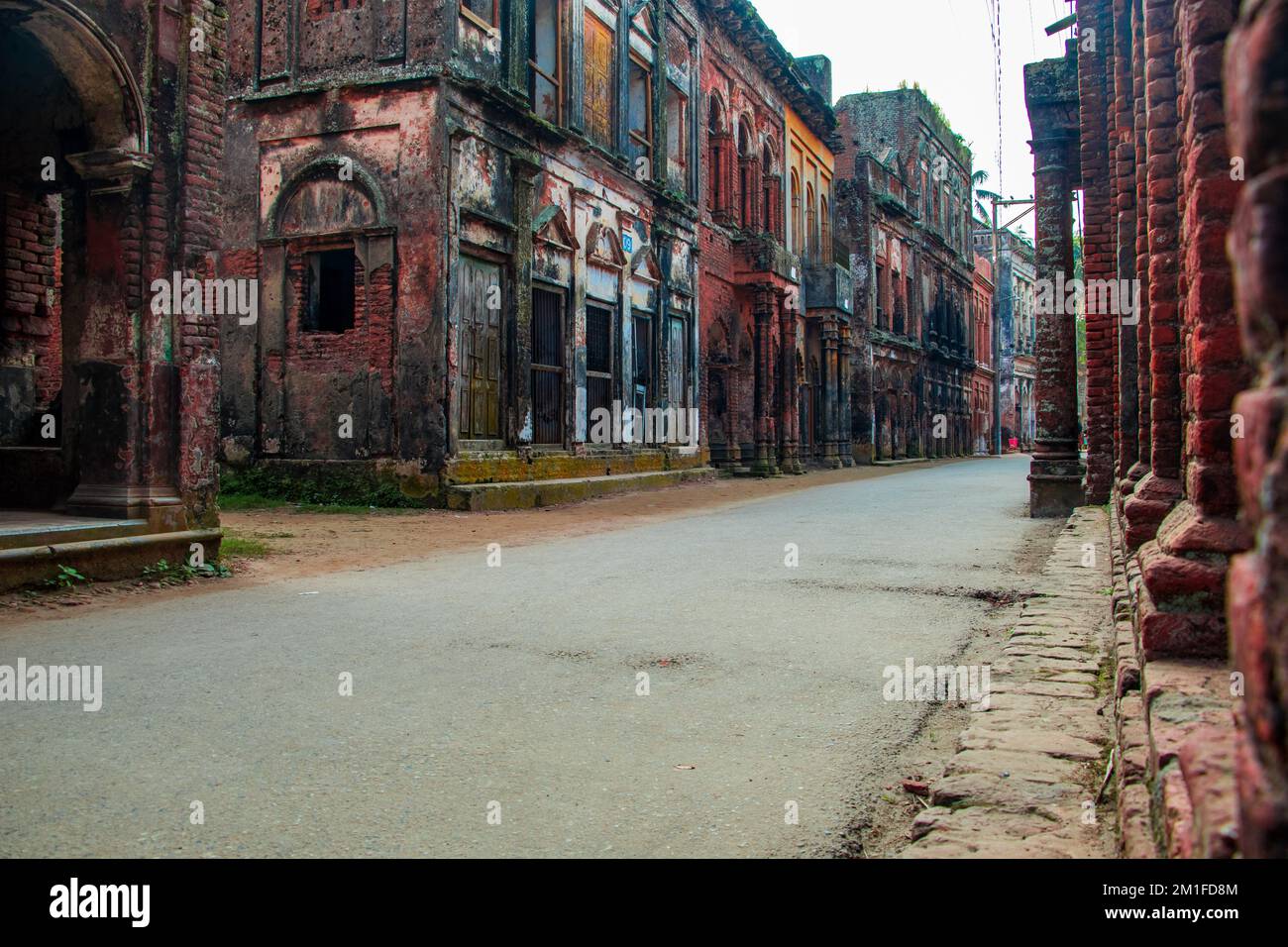 The ancient architecture of Panam City in Sonargaon. Image captured on ...