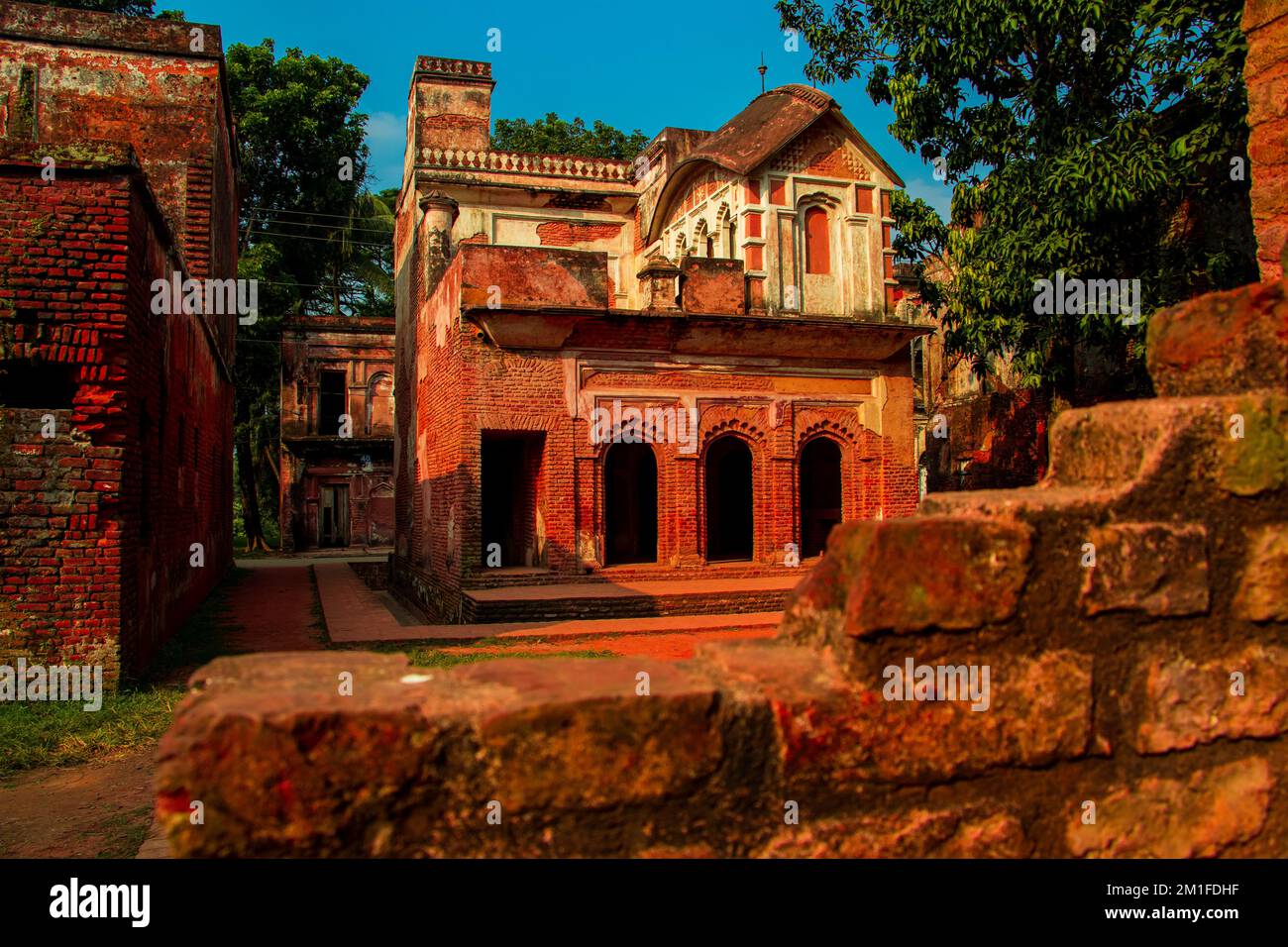 The ancient architecture of Panam City in Sonargaon. Image captured on ...
